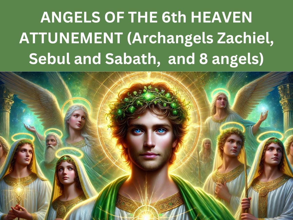 Angels of the 6th Heaven Attunement - Etsy