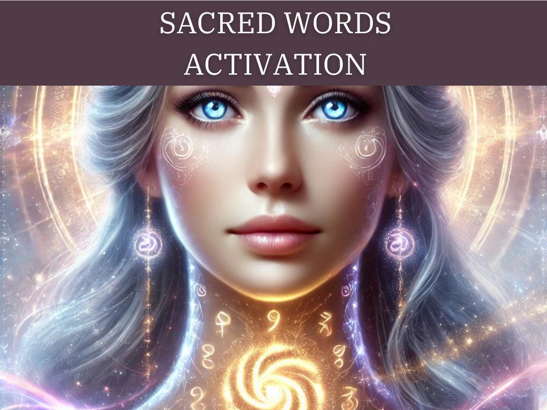 Sacred Words Activation - Etsy