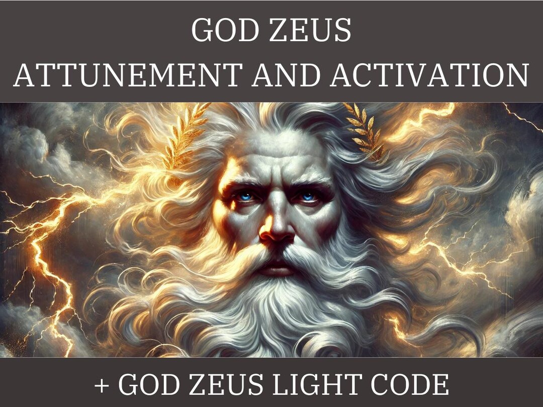 God Zeus Attunement and Activation & Zeus Light Code - Etsy