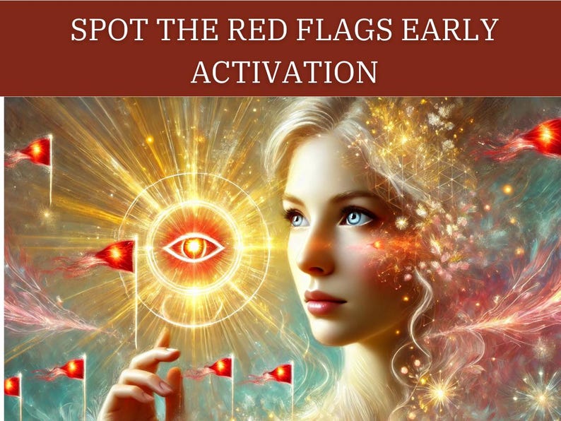 Spot the Red Flags Early Activation - Etsy
