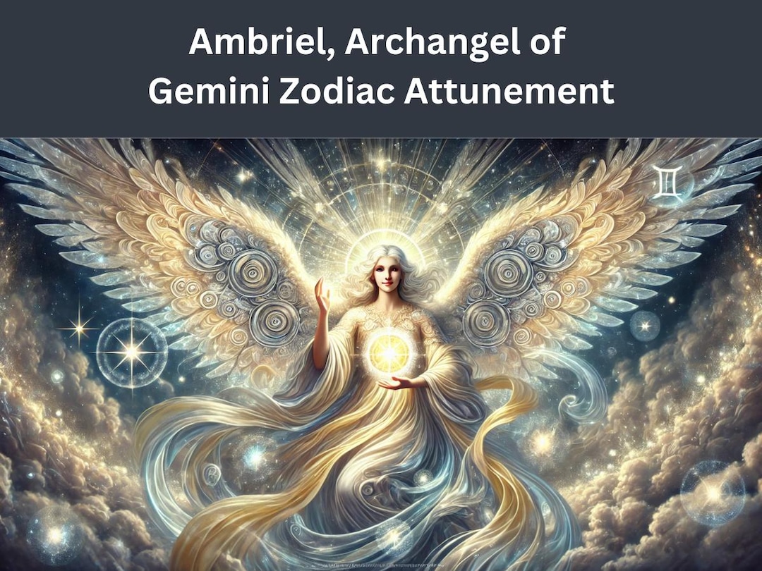 Ambriel, Archangel of Gemini Zodiac Attunement - Etsy