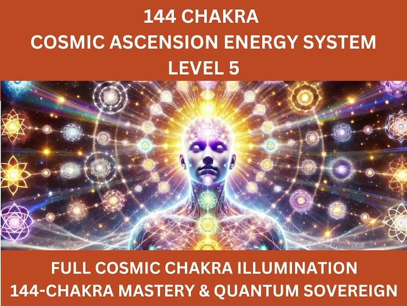 144 Chakra Cosmic Ascension Energy System - Level 5 - Etsy