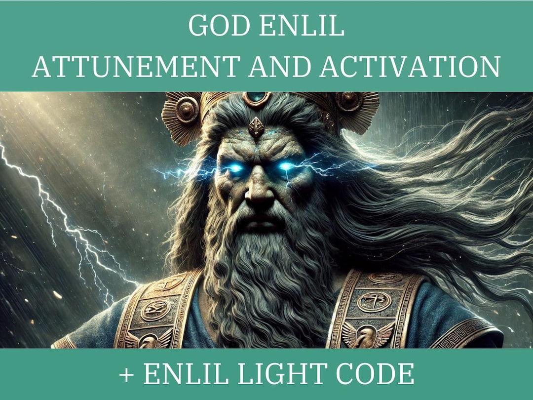 God Enlil Attunement and Activation & Enlil Light Code - Etsy UK