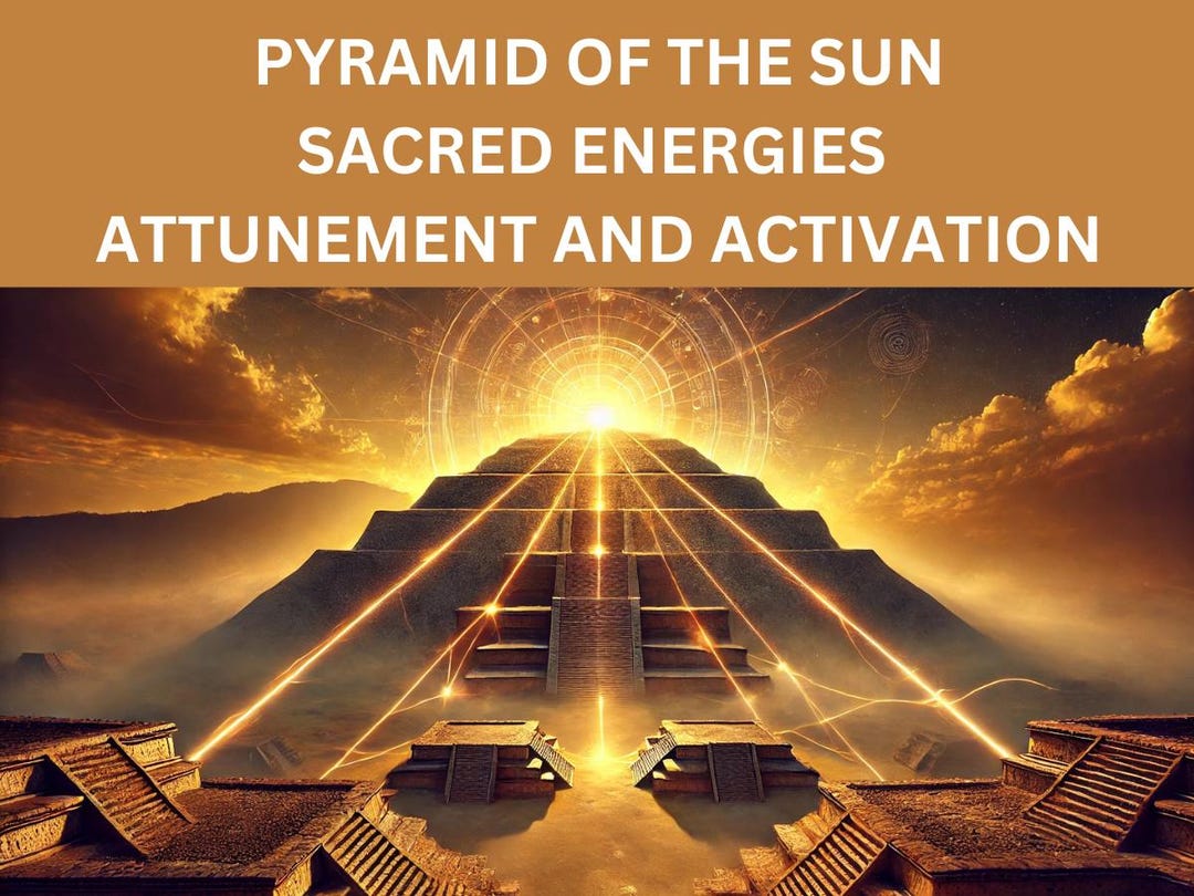 Pyramid of the Sun Energy Attunement and Activation - Etsy
