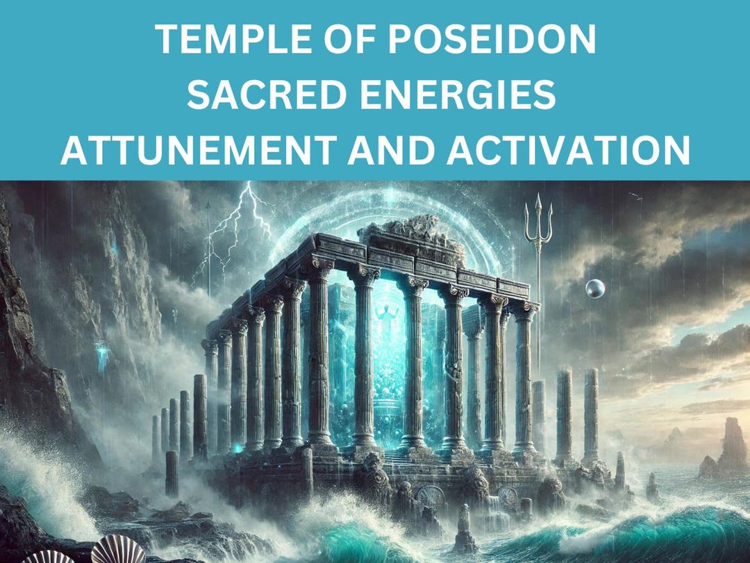 Temple of Poseidon Energy Attunement and Activation - Etsy