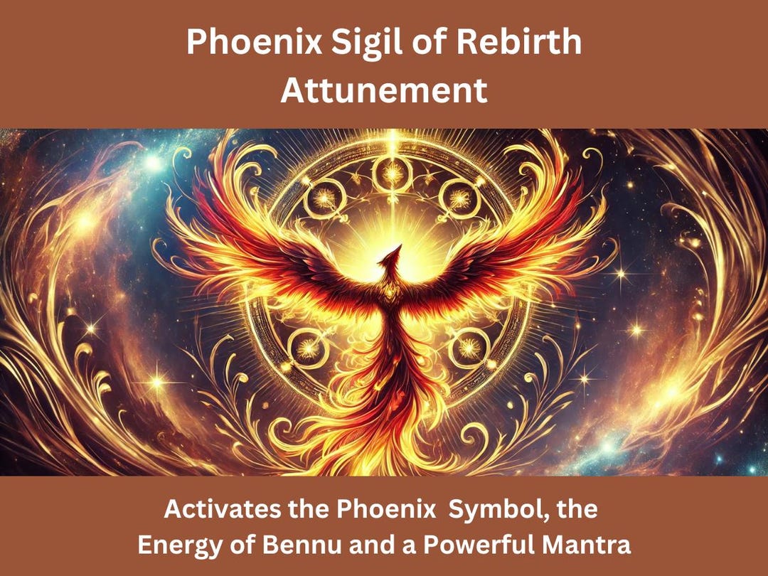 Phoenix Sigil of Rebirth Attunement - Etsy