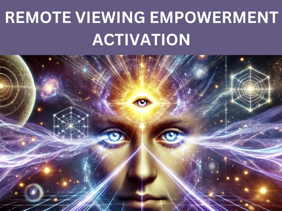 Remote Viewing Empowerment Activation - Etsy