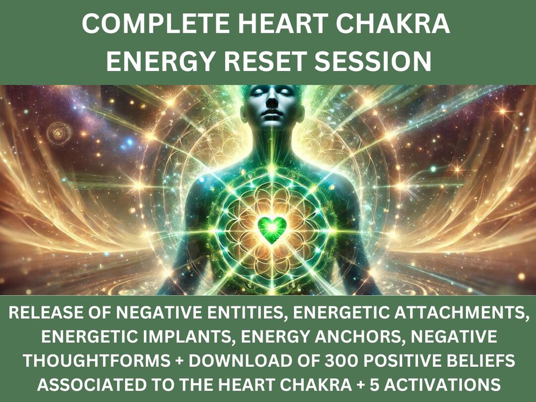 Heart Chakra Energy Reset Session - Etsy