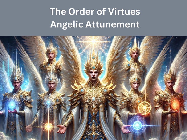 The Order of Virtues Angelic Attunement - Etsy