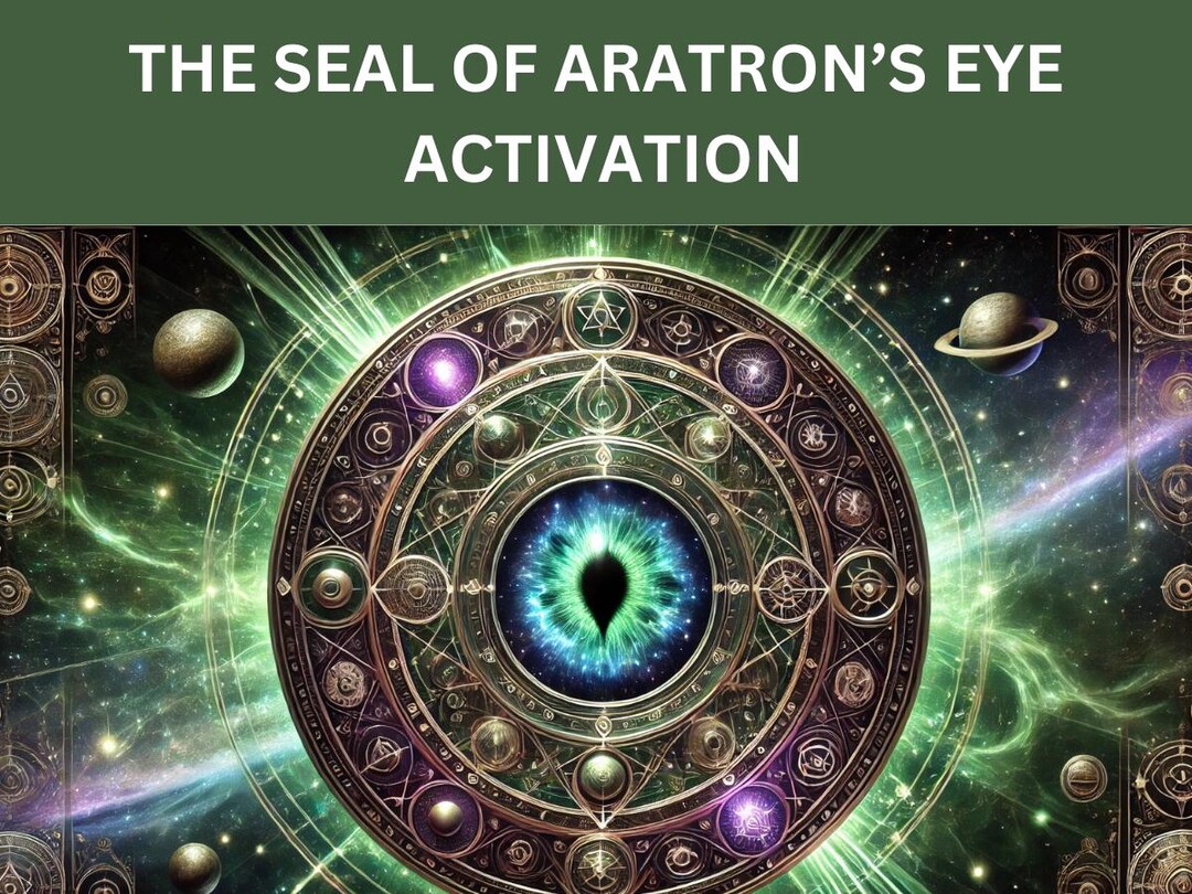 The Seal of Aratron's Eye Activation - Etsy