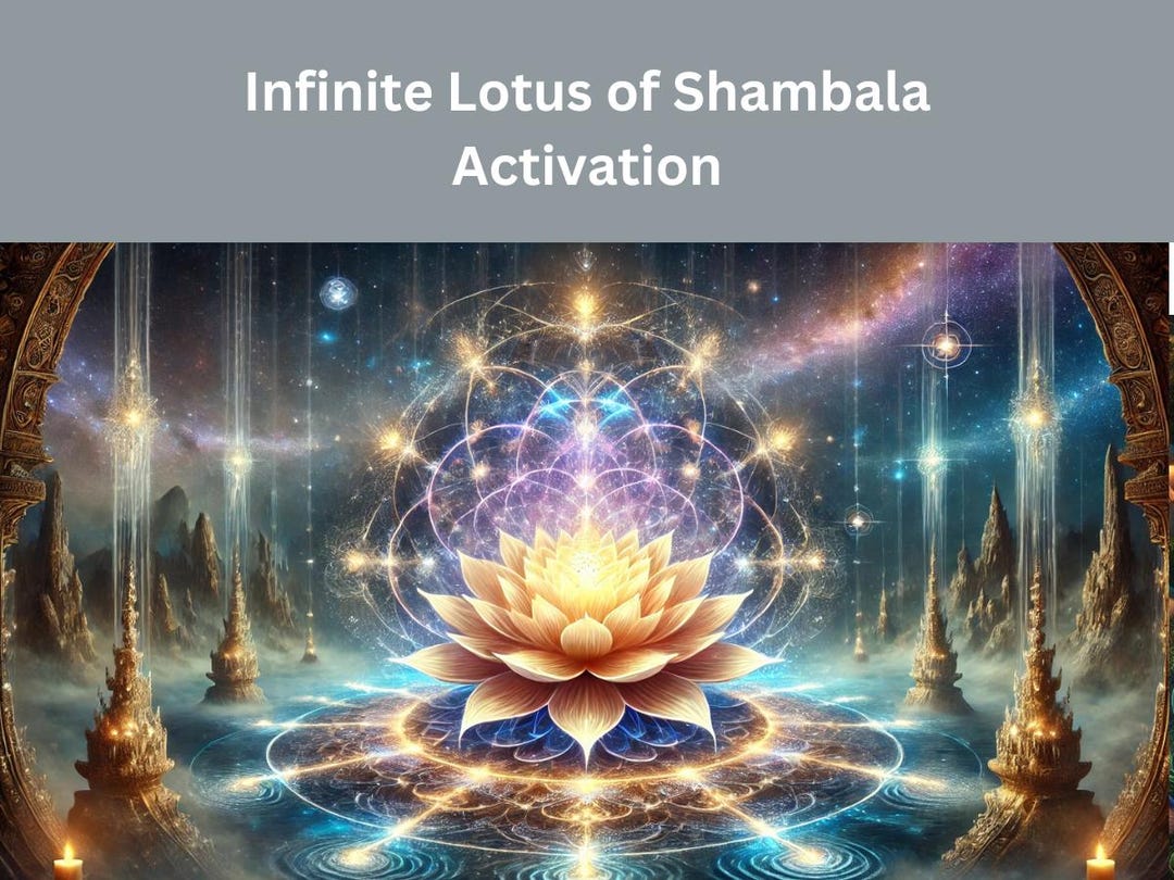 Infinite Lotus of Shambala Activation - Etsy