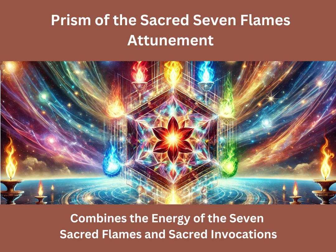 Prism of the Seven Sacred Flames Attunement - Etsy