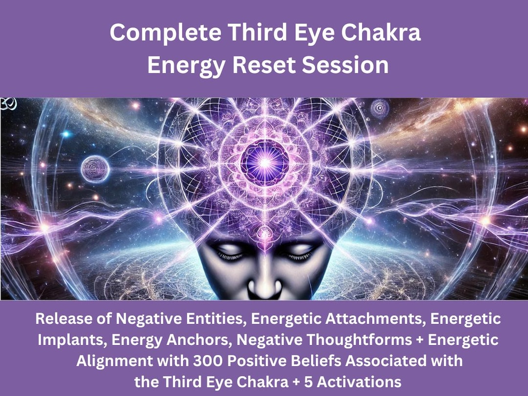 Third Eye Chakra Energy Reset Session - Etsy