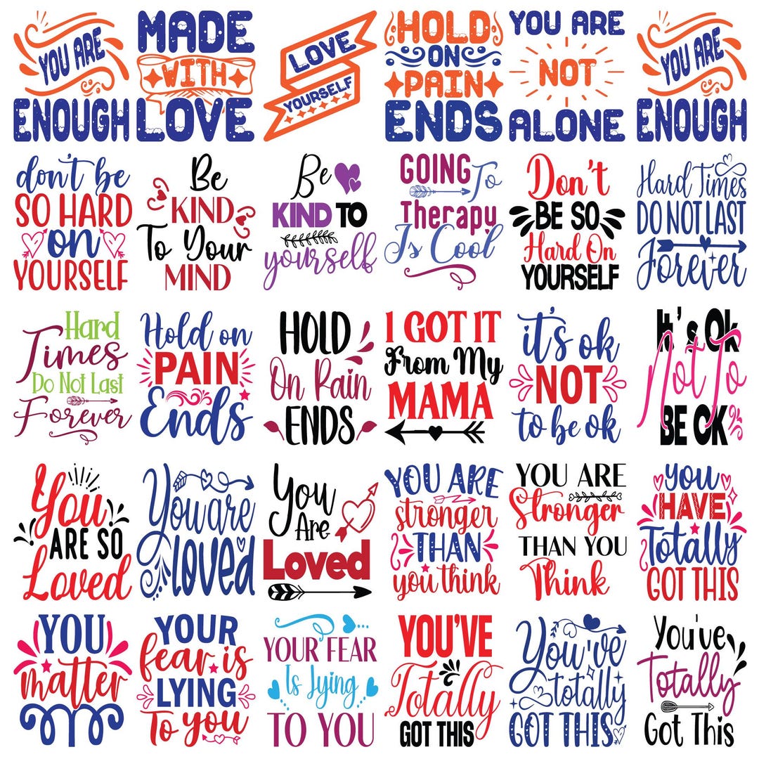 Inspirational Svg, Encouraging Svg, Mental Health SVG, Inspire SVG ...