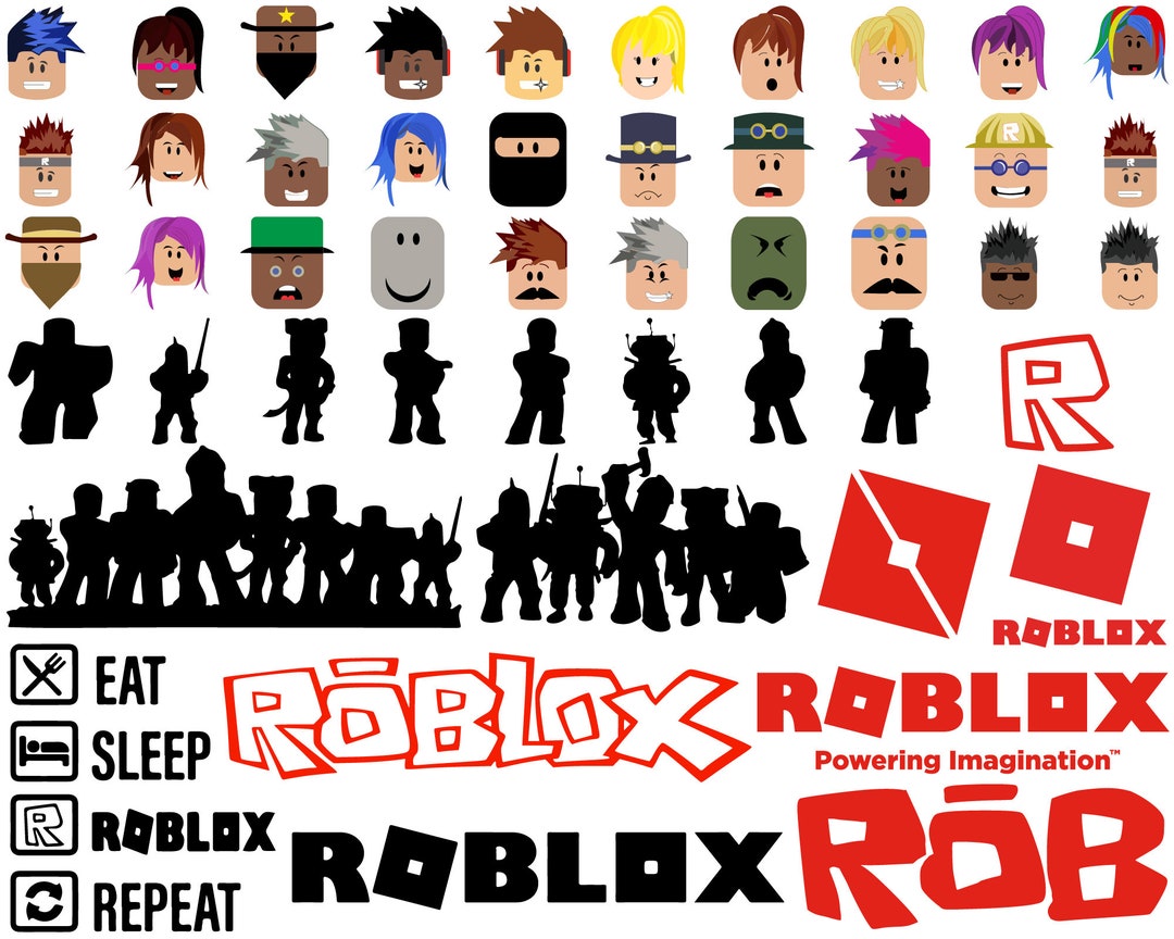 Roblox Svg Bundle, Roblox Font, Roblox Svg, Roblox, Svg Files for ...