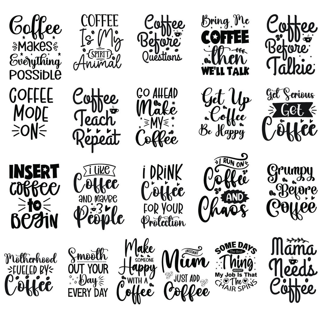 Coffee Svg, Fall Coffee Svg, Iced Coffee Svg, Coffee Weather Svg ...