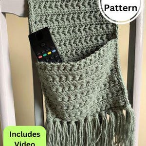 Crochet Pattern | CROCHET Armchair Caddy | Armchair Organizer ...