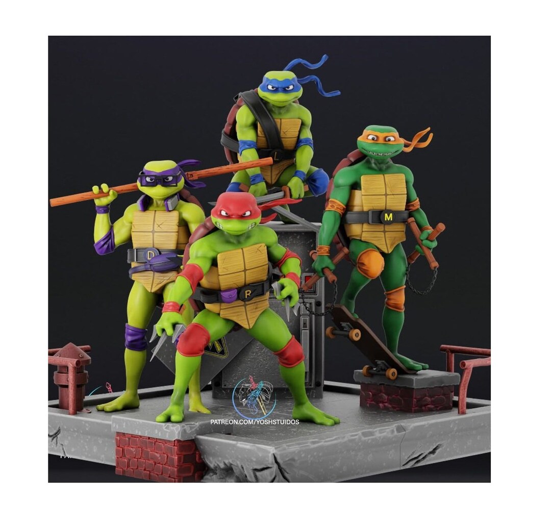 Ninja Turtle Stl TMNT Stl File Movies Stl Cartoon Stl - Etsy