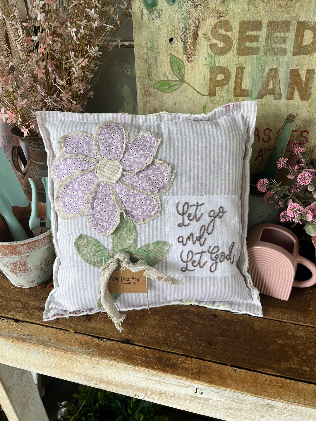 Shabby Farmhouse Pillow - Etsy
