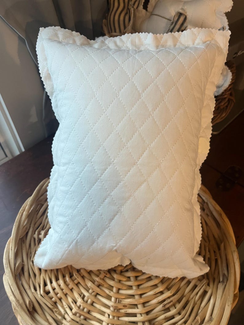 Small Shabby Chic Flower Pillow - Etsy