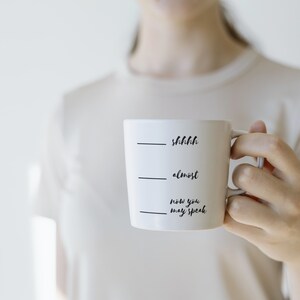 Coffee Mug With Funny Fill Lines, Simple Funny Mug for Gift - Etsy