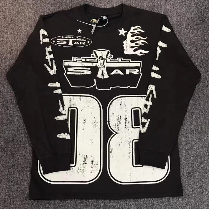 Hellstar Capsule 8 Long Sleeve T-shirt - Etsy