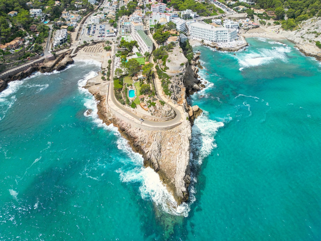 Cala Sant Vicenç Majorca Aerial View of the Fantastic Coast - Etsy