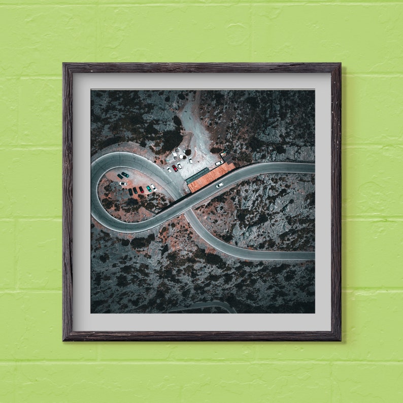 An Aerial View of Sa Colabra Majorca. Digital Print / - Etsy