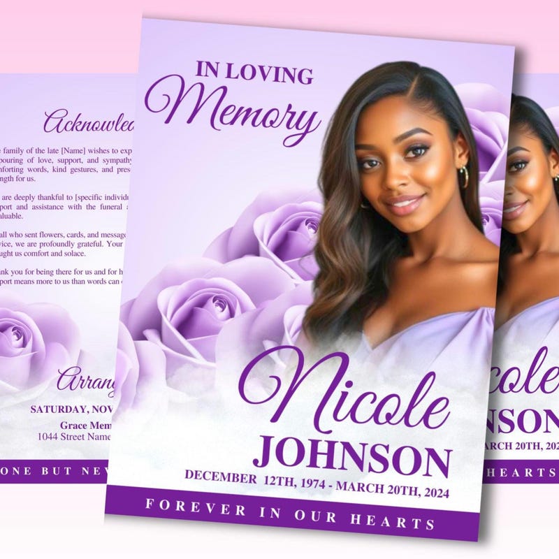 Purple Funeral Covers - Etsy