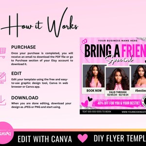 Bring A Friend Flyer, Bring A Friend Special, Bring A Friend Deal ...