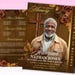 Rustic Brown Floral Funeral Program Template: Celebration of Life ...