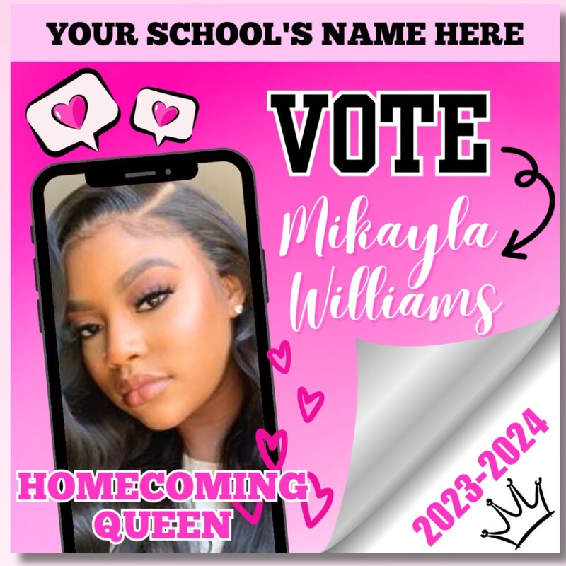 Class President Poster Ideas - Etsy