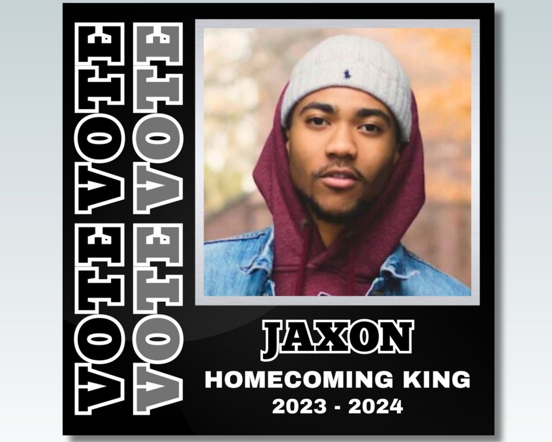 Homecoming King Campaign Flyer: Student Election, Social Media Template ...