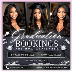 Graduation Booking Flyer, Graduation Special Flyer, Graduation Deals ...