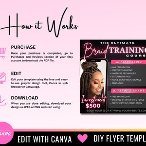Braid Class Flyer, Braid Course Flyer, Braid Masterclass, Braid ...