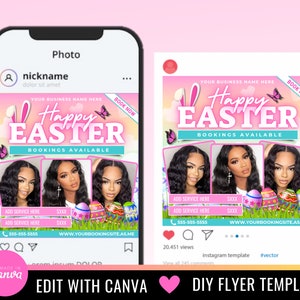 Easter Booking Flyer, Easter Books Open, Easter Special Flyer, Easter ...