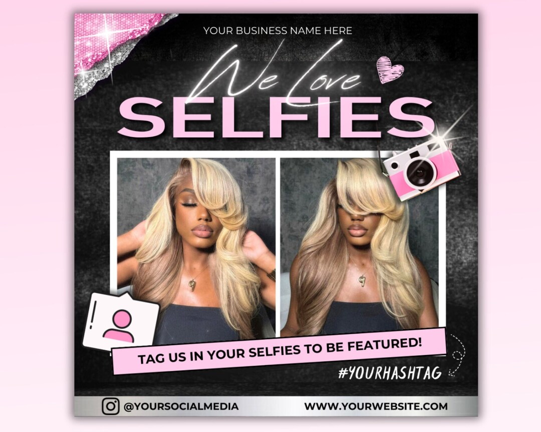 Tag Us to Be Featured Flyer, Tag Us on Instagram, Tag Us in Your Selfie ...