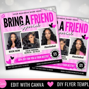 Bring A Friend Flyer, Bring A Friend Special, Bring A Friend Deal ...