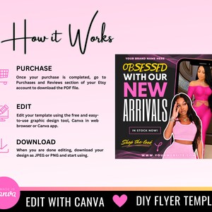 New Arrivals Flyer, New Collection Flyer, Boutique Coming Soon, New in ...