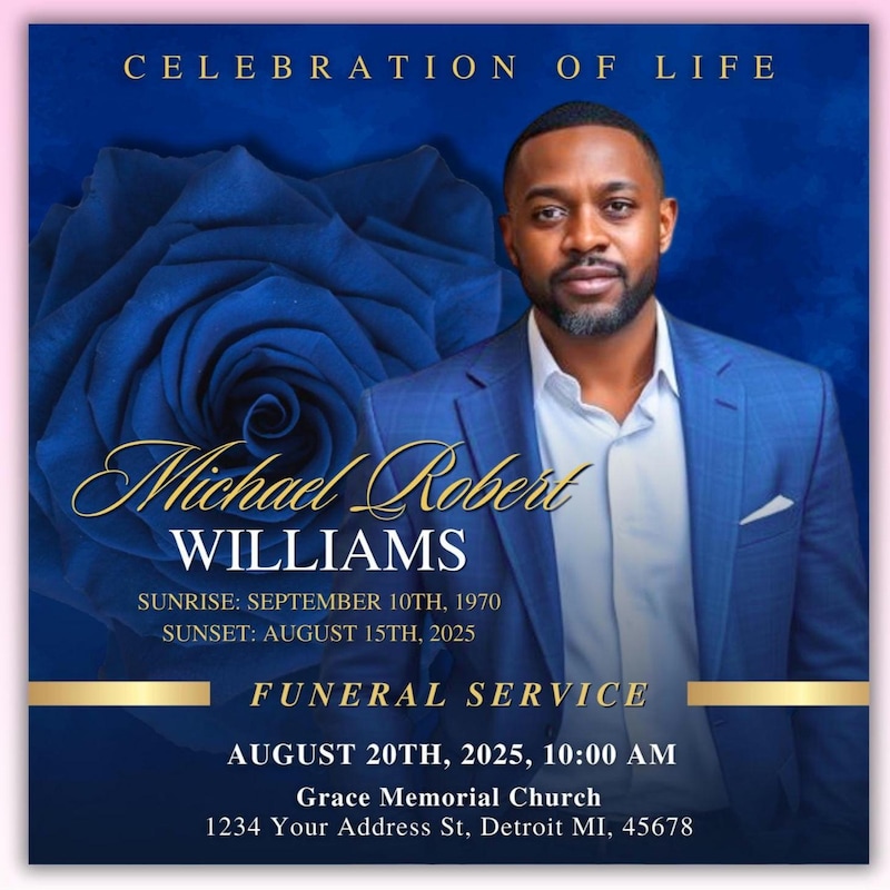 Funeral Memorial Posters - Etsy