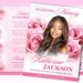 Pink Roses Funeral Program Template: Celebration of Life (canva ...