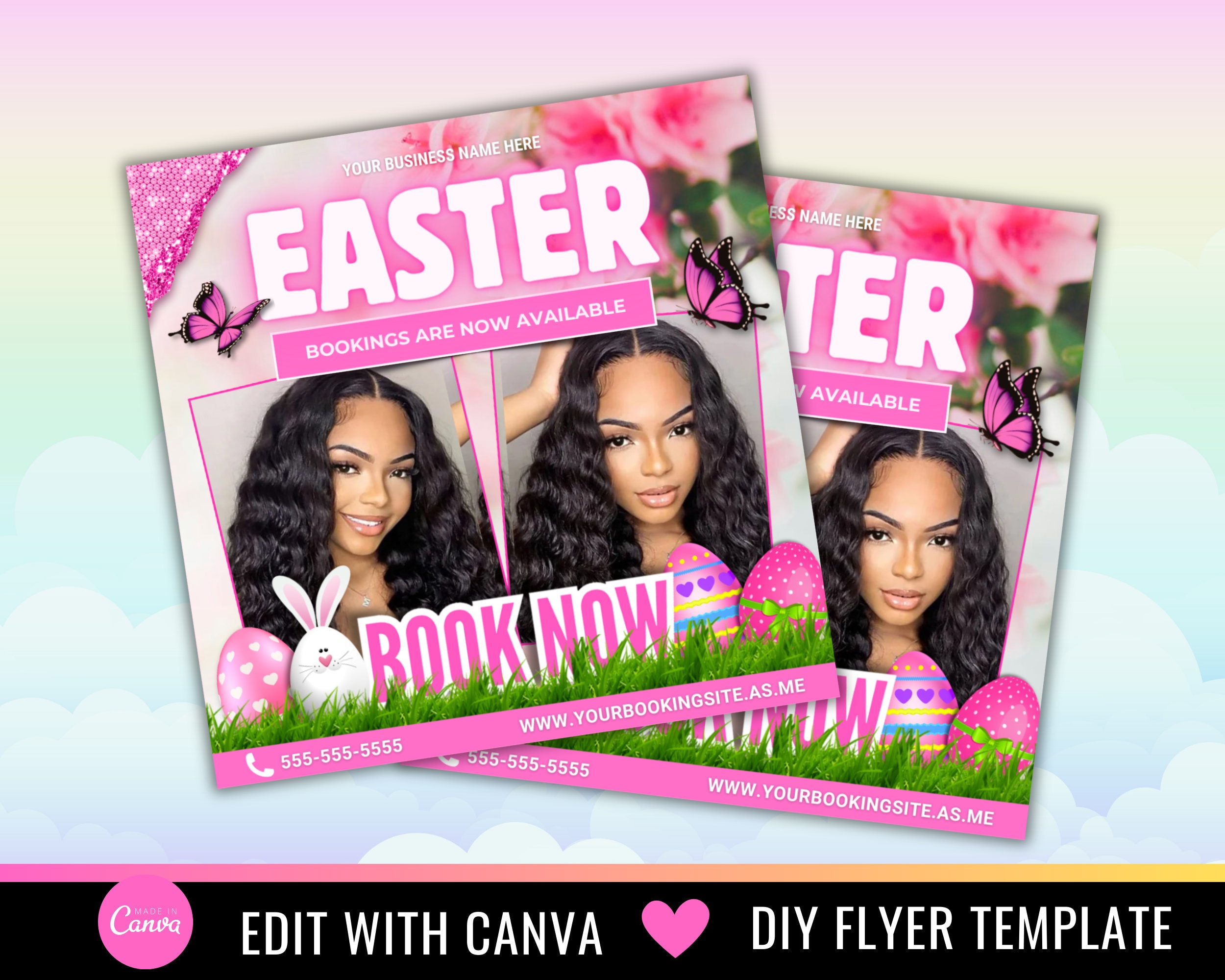 Easter Booking Flyer, Easter Special Flyer, Easter Appointments, Easter ...