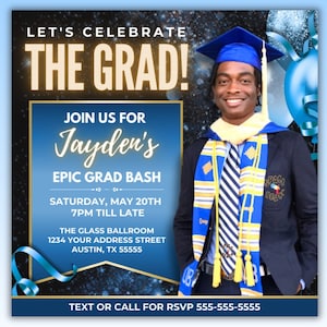 Graduation Invitation - Etsy
