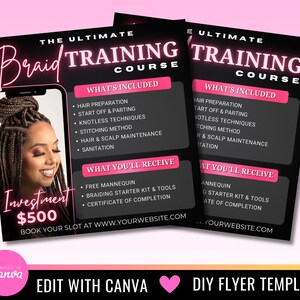 Braid Class Flyer, Braid Course Flyer, Braid Masterclass, Braid ...
