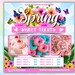 Spring Bake Sale Flyer, Spring Sweet Treat Flyer, Bakery Flyer, Bake ...