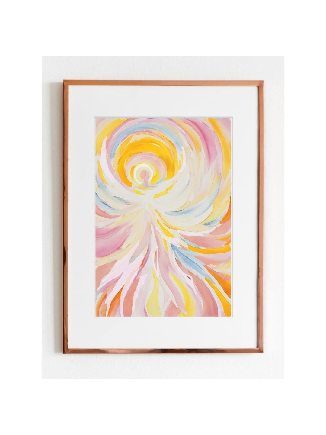Art Print Angel Contemporary Catholic Watercolor Archival Print ...
