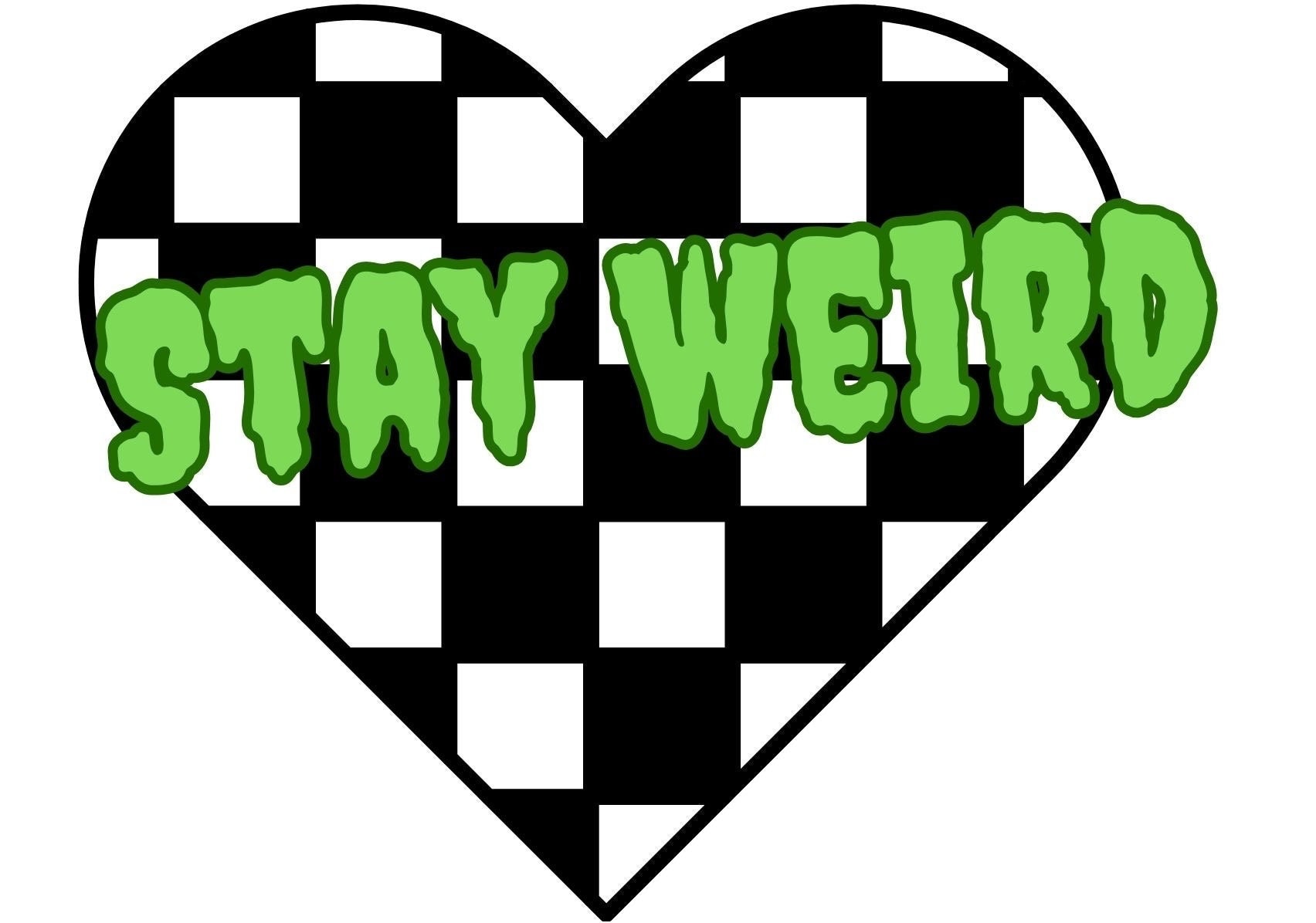 Stay Weird Svg,stay Weird Png, Emo,alt Girlies, Goth Svg, Goth Girls - Etsy