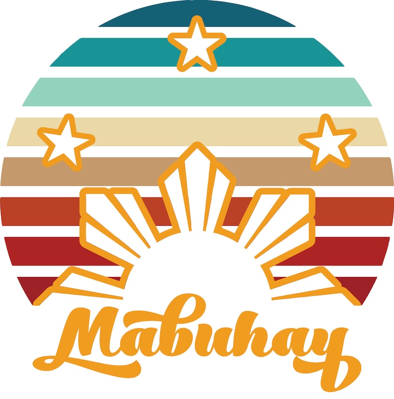Mabuhay Retro Sunset - Etsy