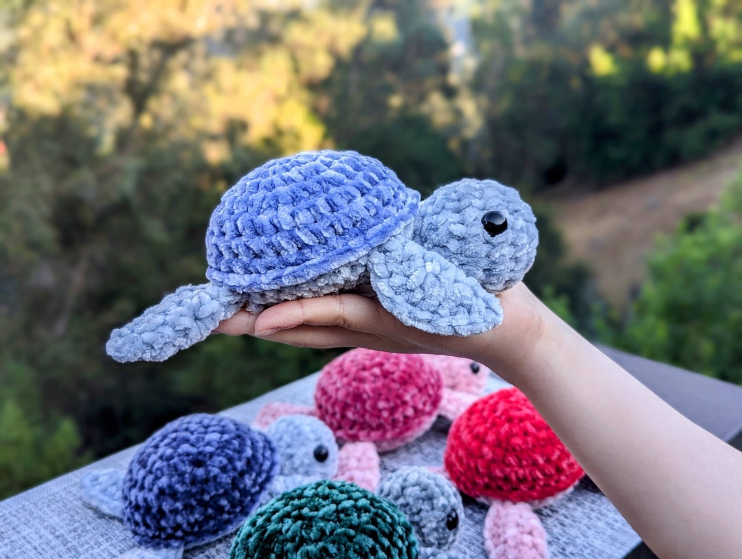 VELVET TURTLE Crochet Turtle Amigurumi Cute Squishy Soft - Etsy
