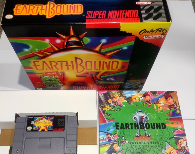 Earthbound Full Big Box Set NTSC Version English Cart & Player Guide ...